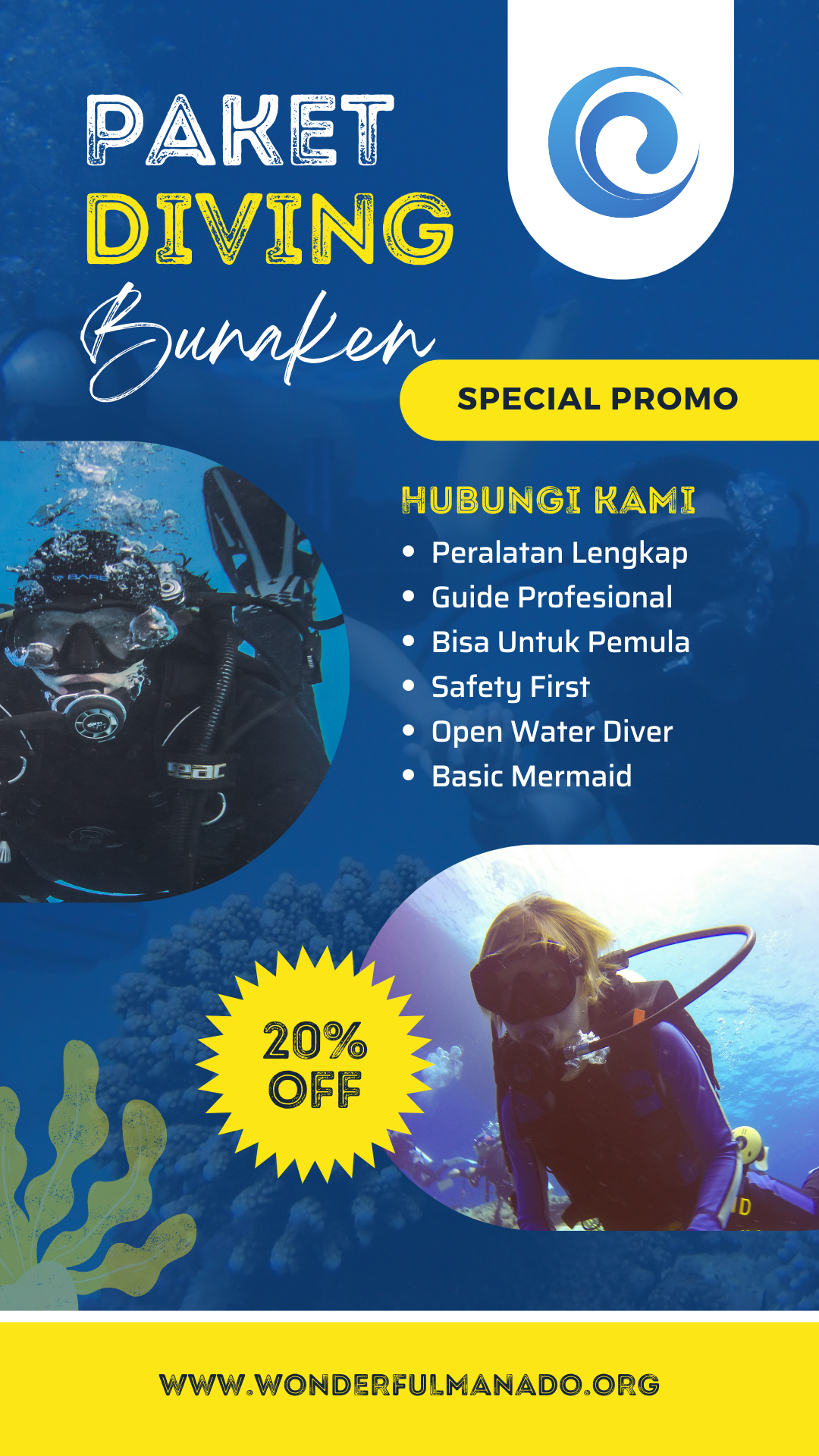 Paket Diving Bunaken – Wonderful Manado